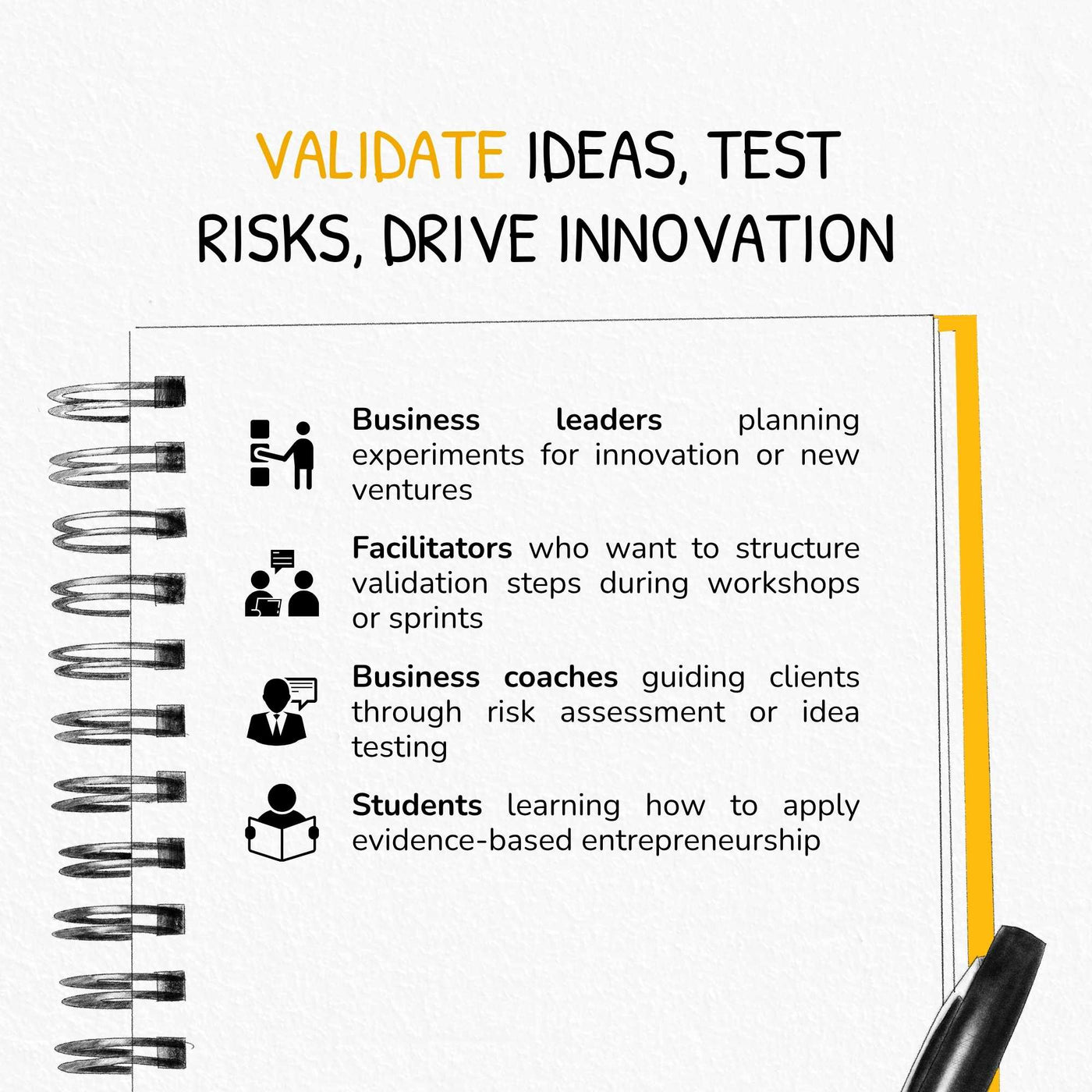 Business Model Test Card for fast, clear idea validation — Stattys